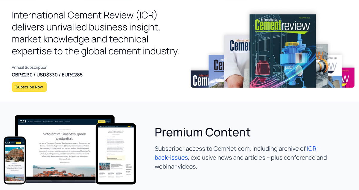 International Cement Review Magazine